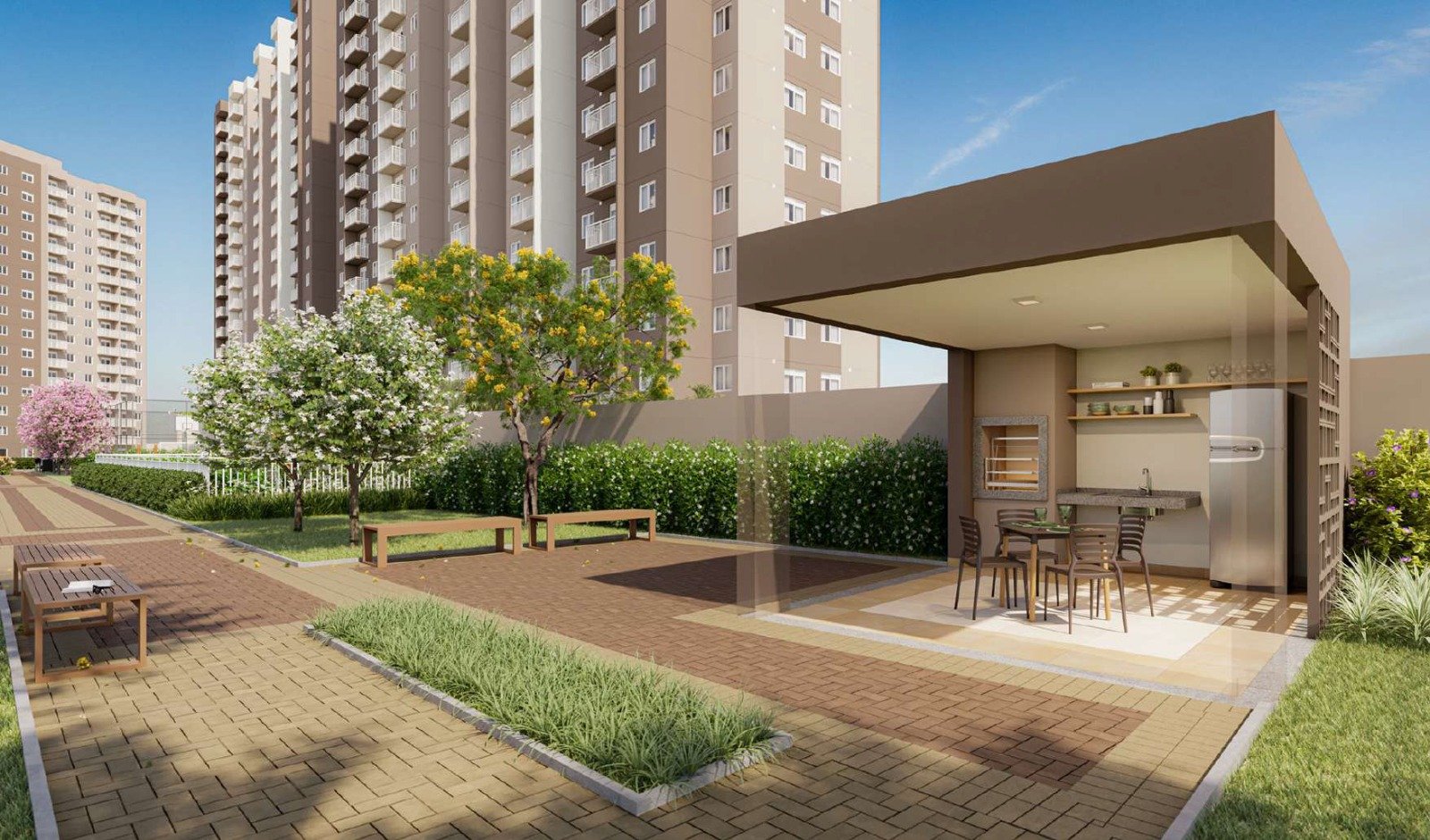 Mundo Park Plano e Plano 1 e 2 dormitórios varanda e vaga, lazer